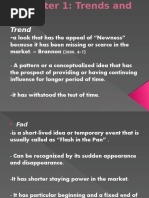 Lesson 1 Trends Vs Fads | PDF