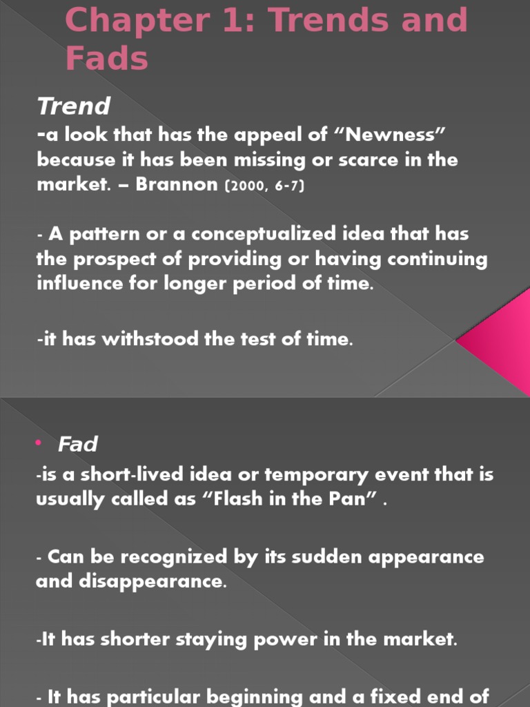 Trends vs. Fads: Key Differences Explained | PDF | Art