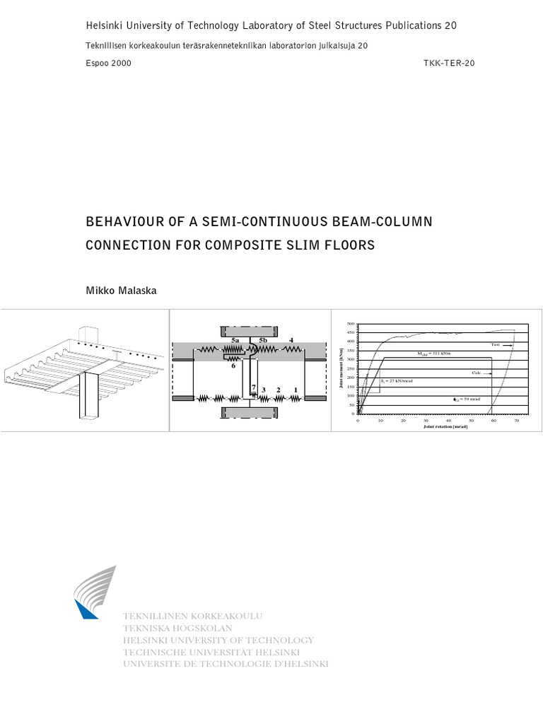 Behaviour of A Semi-Continuous Beam-Column Connection For Composite ...