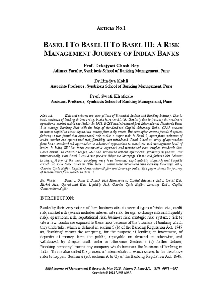 Basel PDF | PDF | Basel Ii | Capital Requirement