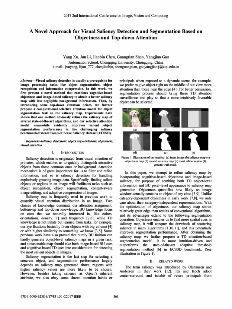 A Novel Approach For Visual Saliency Detection and Segmentation - PDF ...