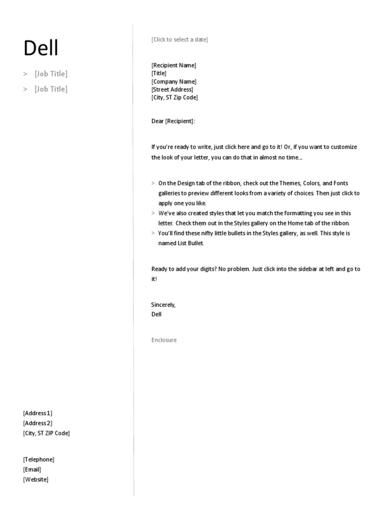 Letter Customization Tips | PDF