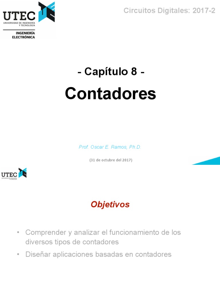 Tipos de Contadores Digitales | PDF | Diseño electronico | Electrónica