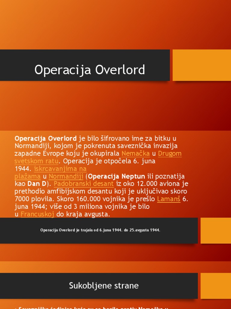 Operacija Overlord | PDF