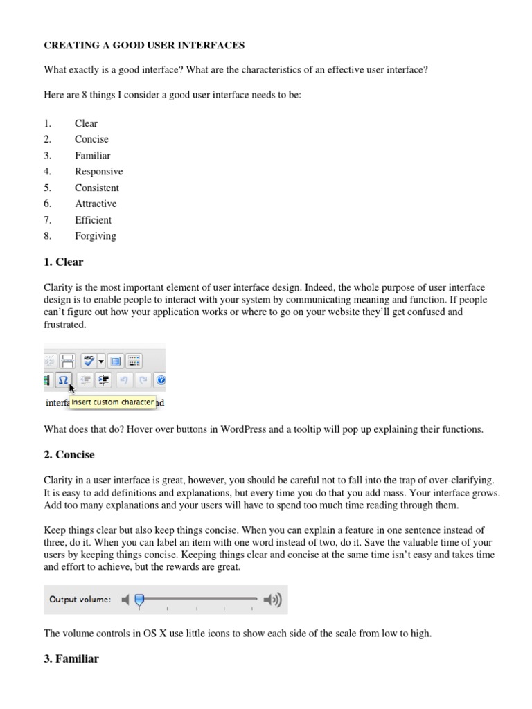 Creating A Good User Interfaces Pdf User Interface Icon Computing