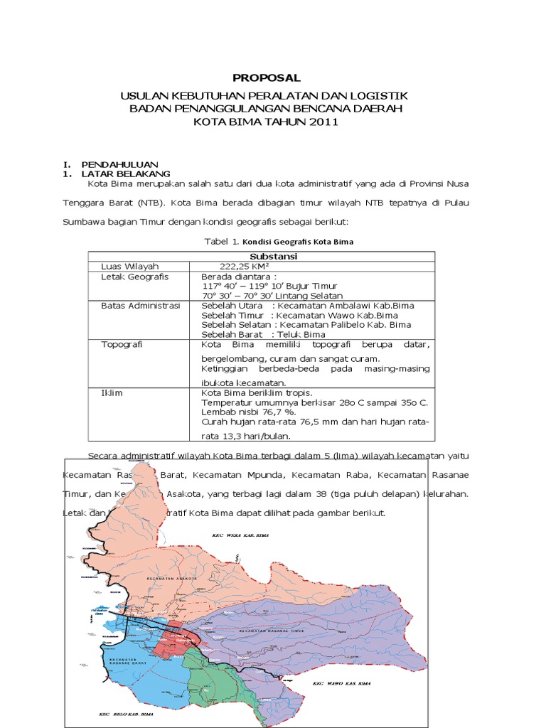 PROPOSAL Logistik BPBD | PDF