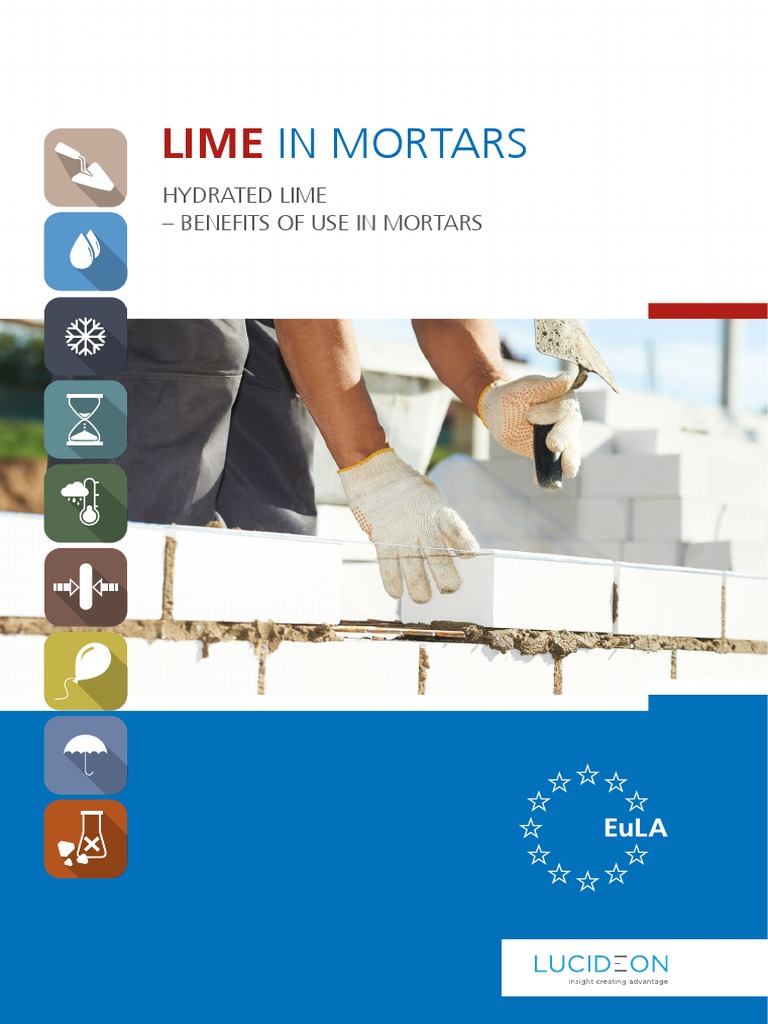 Lime in Mortars Guidance Document | PDF | Mortar (Masonry) | Concrete