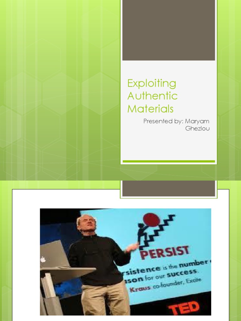 Exploiting Authentic Materials | PDF