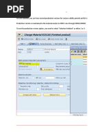 SAP PP - How To Create Production Version | PDF | Areas Of Computer ...