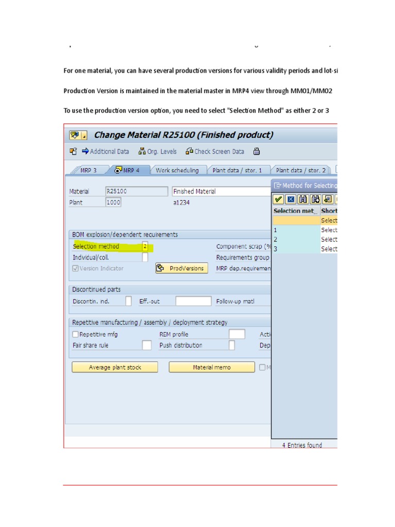 SAP Production Version | PDF