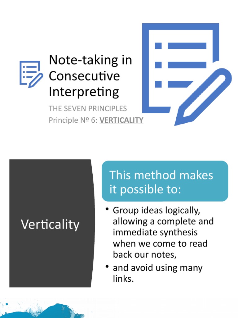 Note-Taking in Consecutive Interpreting v.2 | PDF