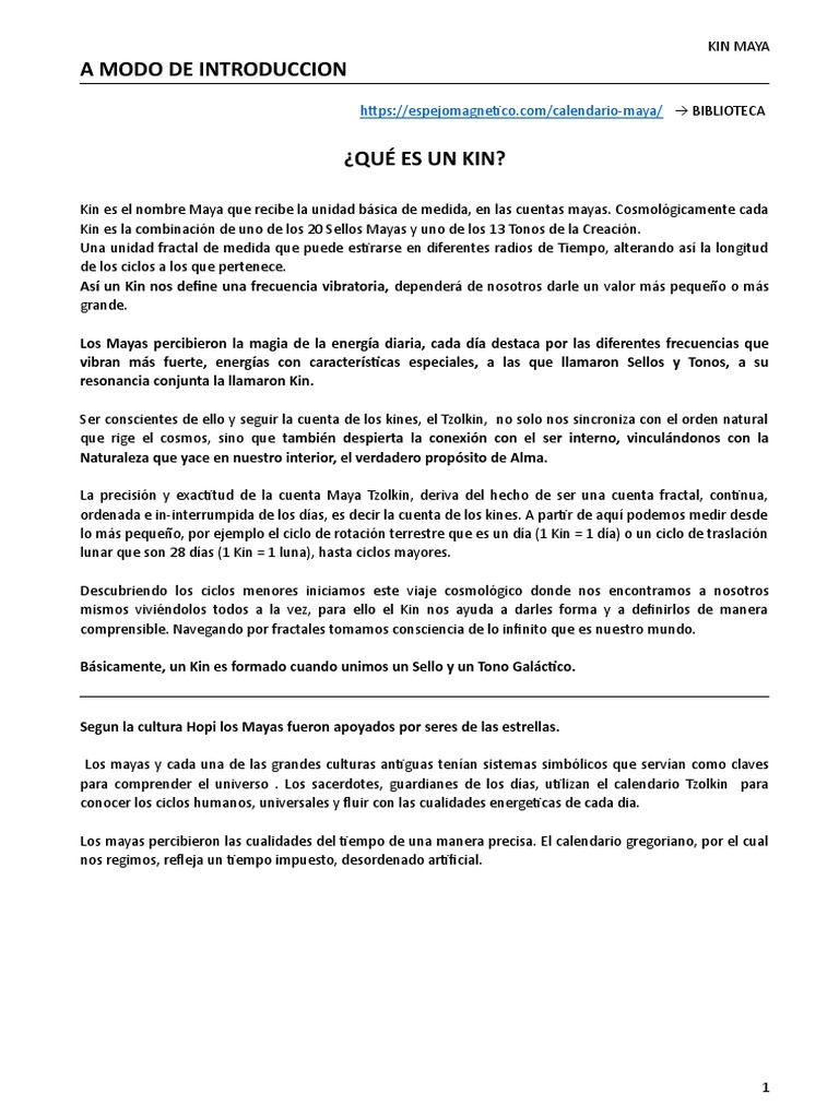 Descubre el Tzolkin Maya | PDF | Civilización maya | Vida