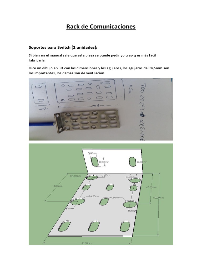 Rack de Comunicaciones | PDF | Equipo | Herramientas