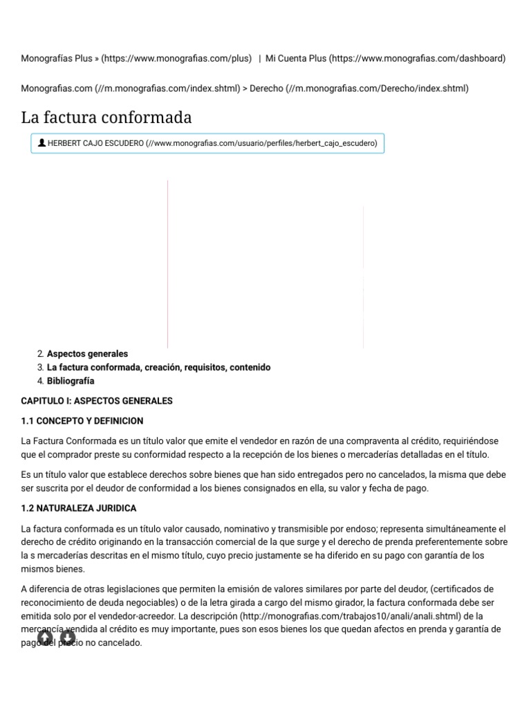 Factura Conformada | PDF | Instrumento negociable | Factura