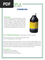 Cybor 10EA Ficha Técnica | PDF | Insectos | Insectos y humanos