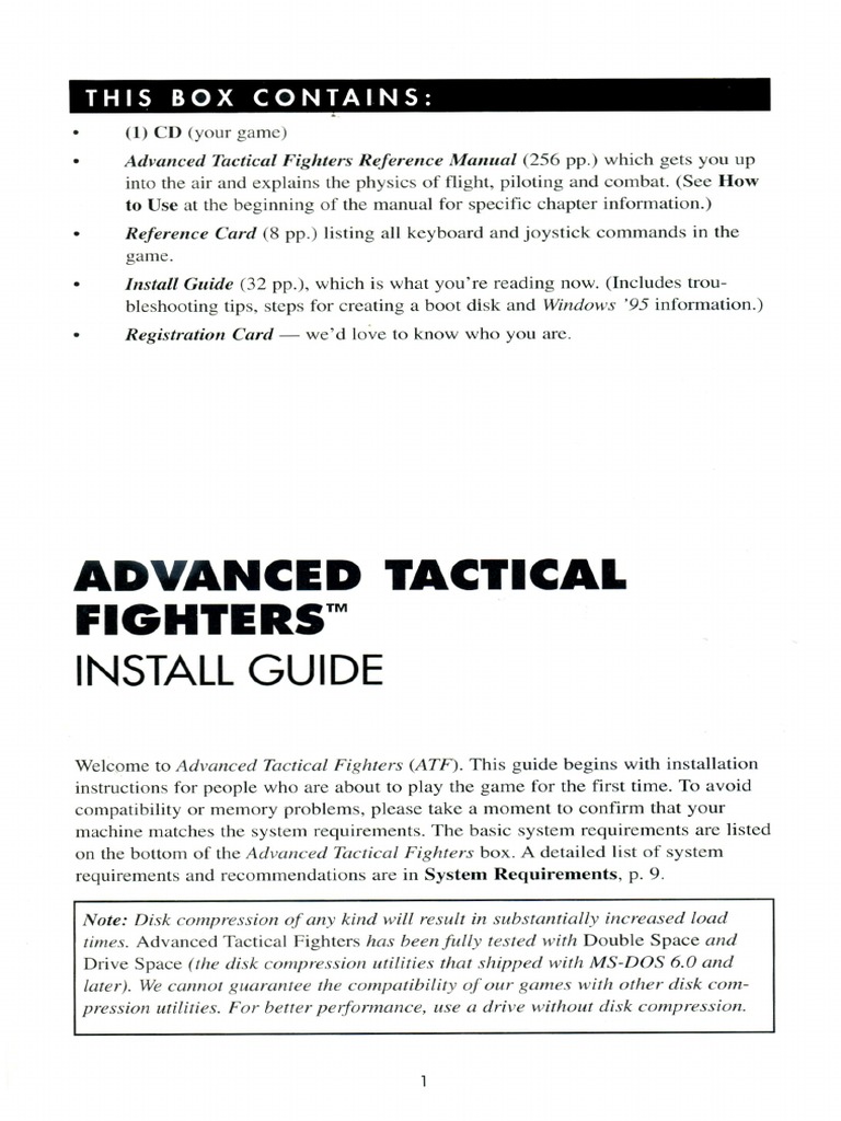 Janes ATF - Install Guide | PDF