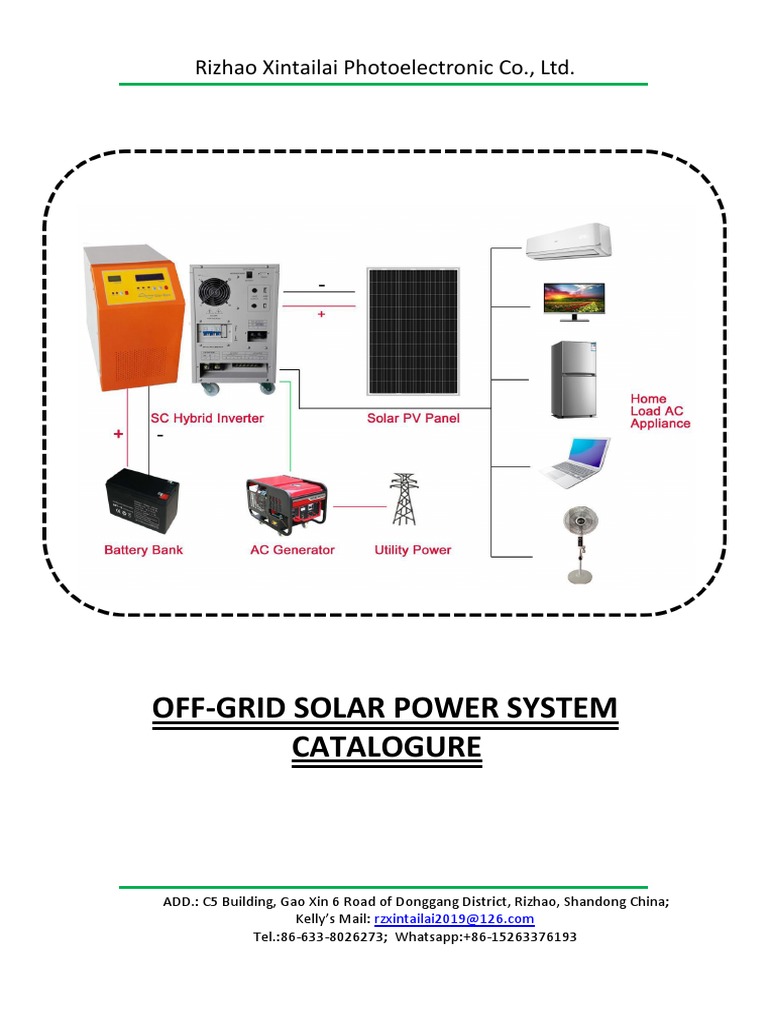 Solar System Off Grid | PDF | Solar Power | Photovoltaic System