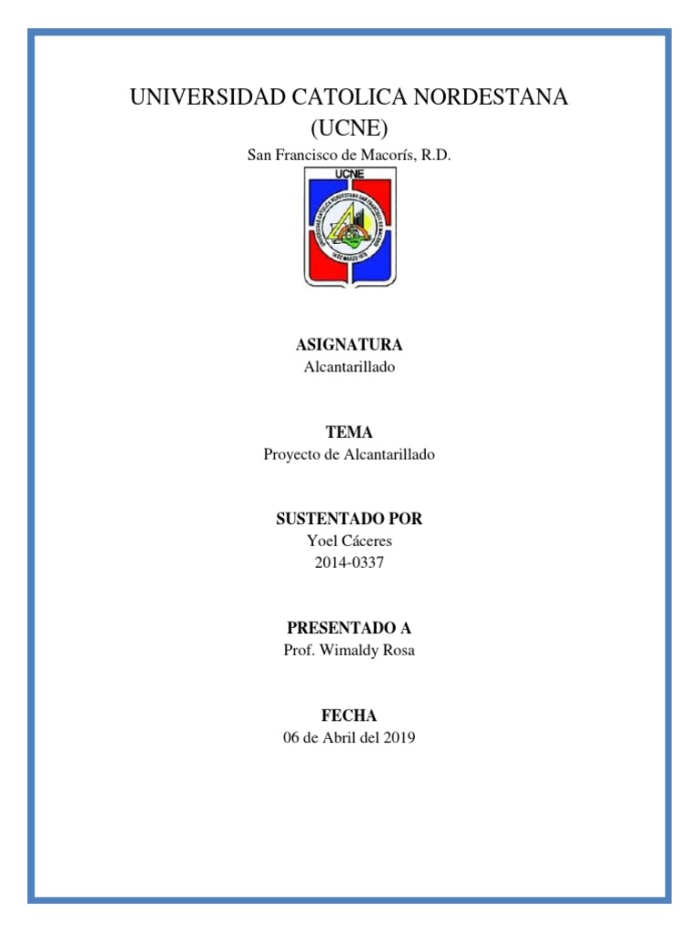 Universidad Catolica Nordestana | PDF