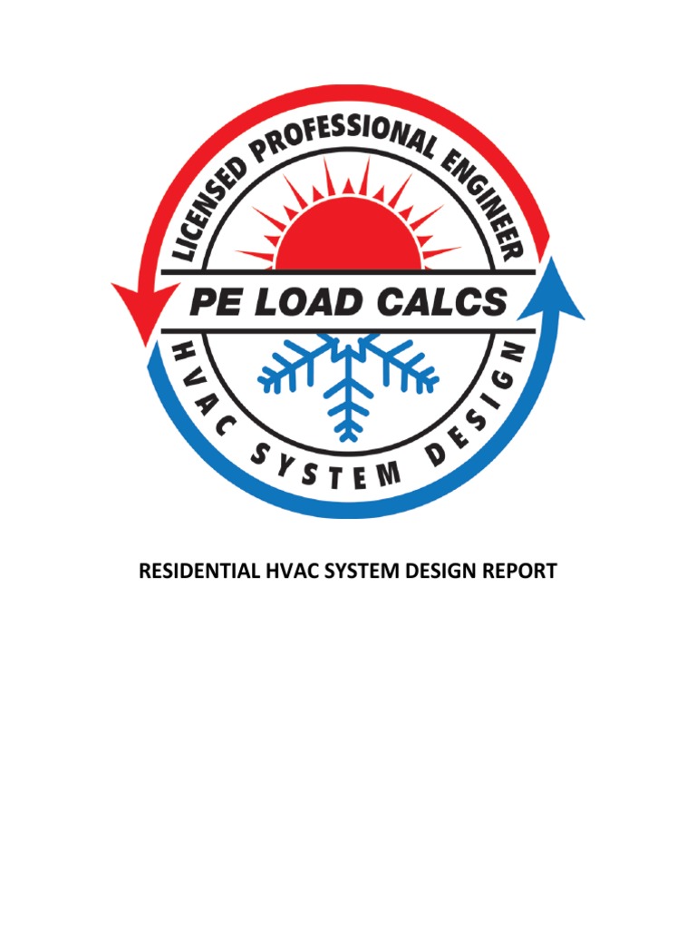 PE Load Calcs LLC Demo Work | PDF | Hvac | Air Conditioning