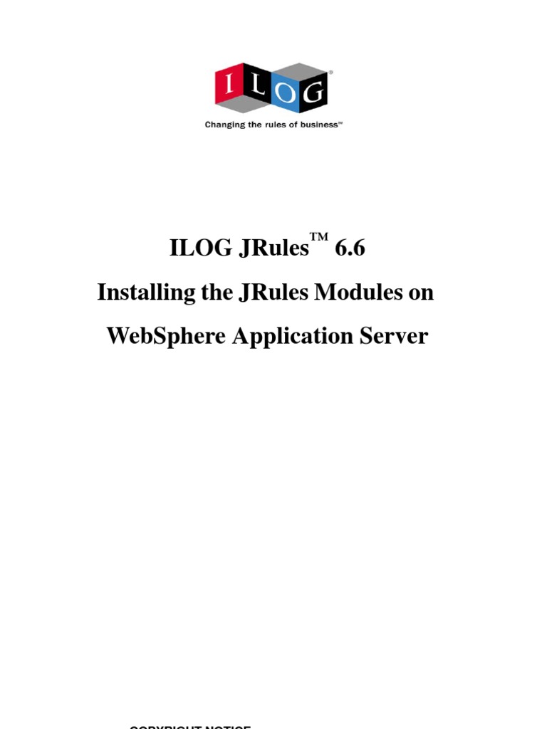 Jrules Installation onWEBSPHERE | PDF | Java Platform | Windows Registry