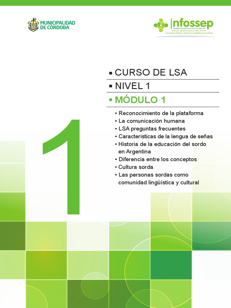 Curso de Señas Modulo 1 | PDF | Lenguaje de señas | Comunicación