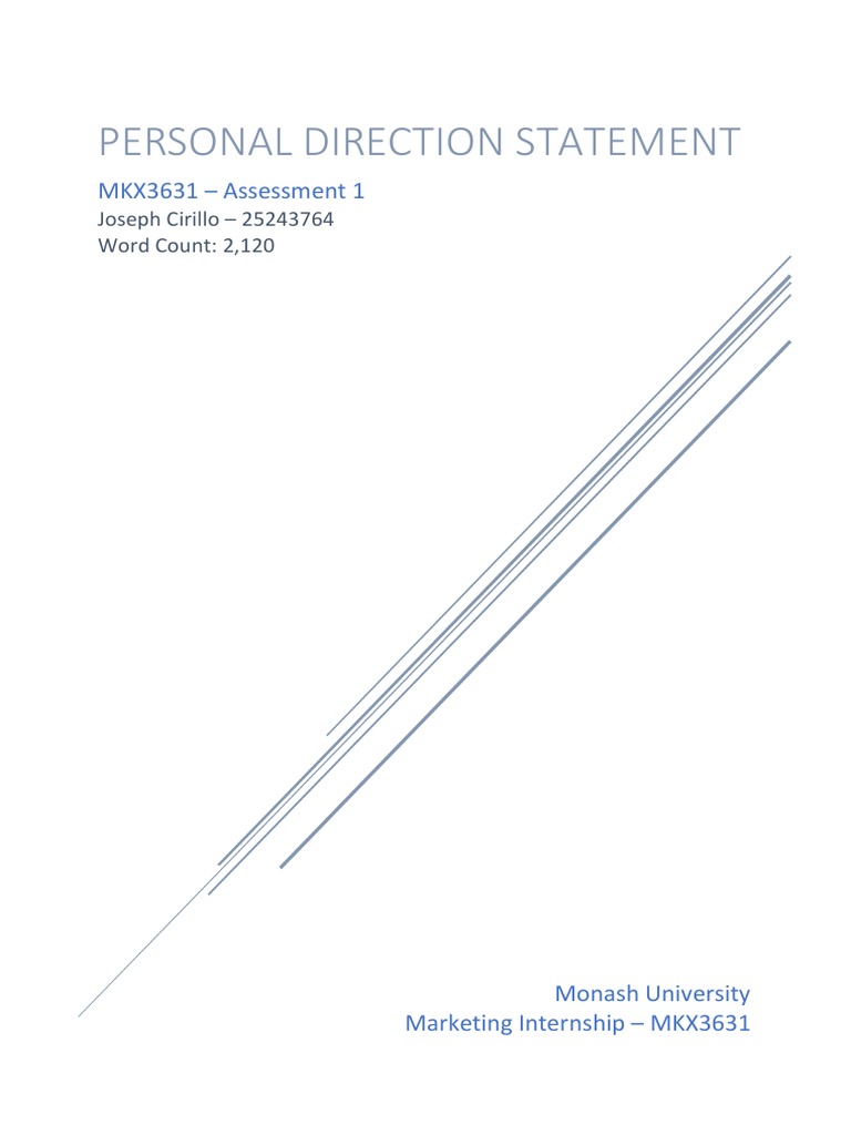 Joseph Cirillo - Direction Statement MKX3631 25243764 PDF | PDF ...