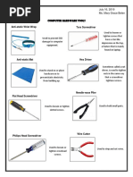 Tools in Computer Hardware Servicing | PDF | Technology & Engineering