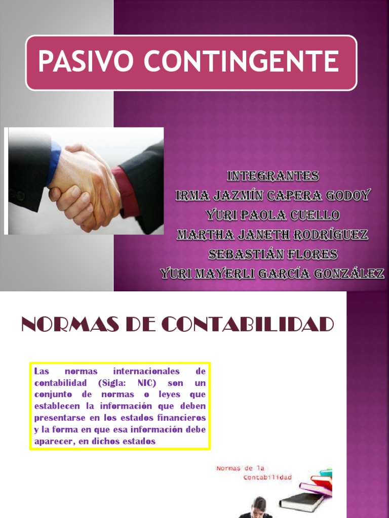 Pasivos Contingentes | Contabilidad | Bancarrota