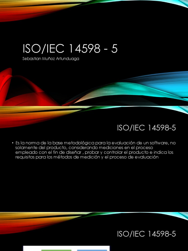 Iso-Iec 14598-5 | PDF | Gestión de tecnología de la información ...