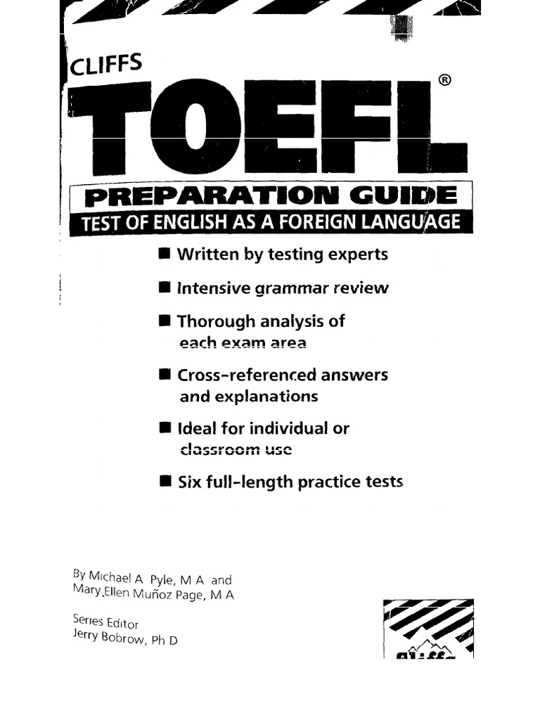 Cliffs Toefl Preparation Guide PDF | PDF
