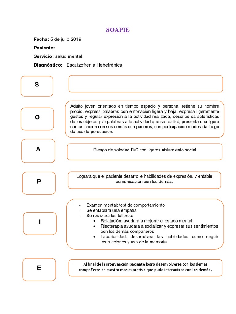 SOAPIE (Recuperado Automáticamente) | PDF