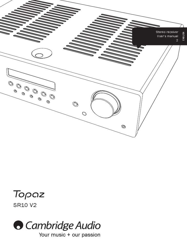Topaz SR10 User Manual English PDF | PDF | Ac Power Plugs And Sockets ...