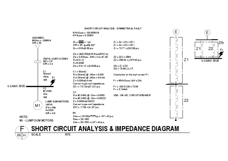 Short Circuit Per Unit Method | PDF | Electrical Engineering | Electricity