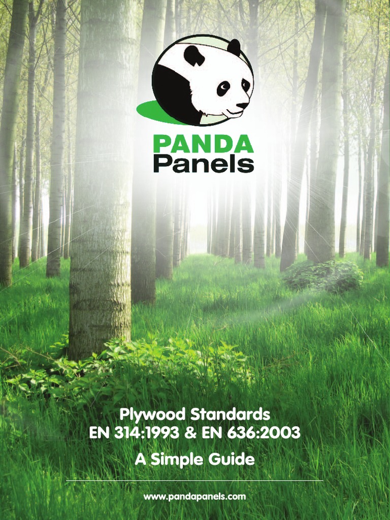 Plywood Standards EN 314:1993 & EN 636:2003 A Simple Guide | PDF ...