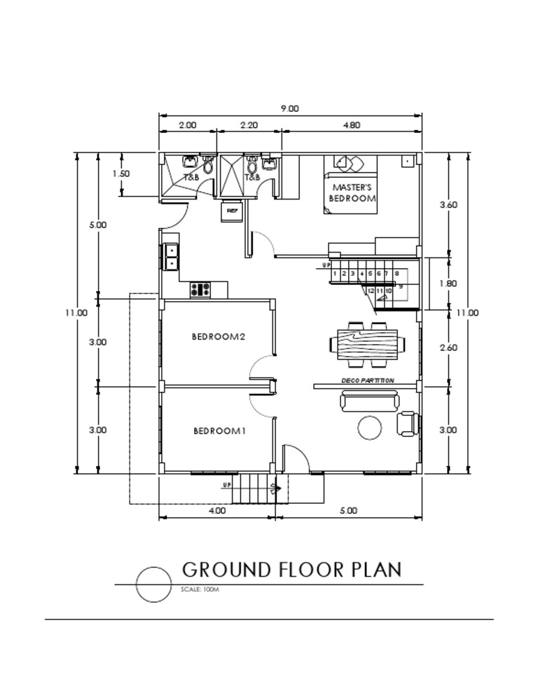 One Storey House Floor Plan Design | PDF