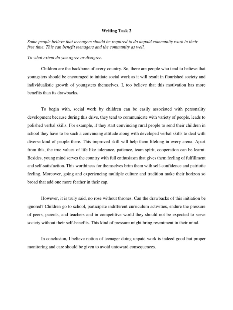 Writing Task 2 | PDF