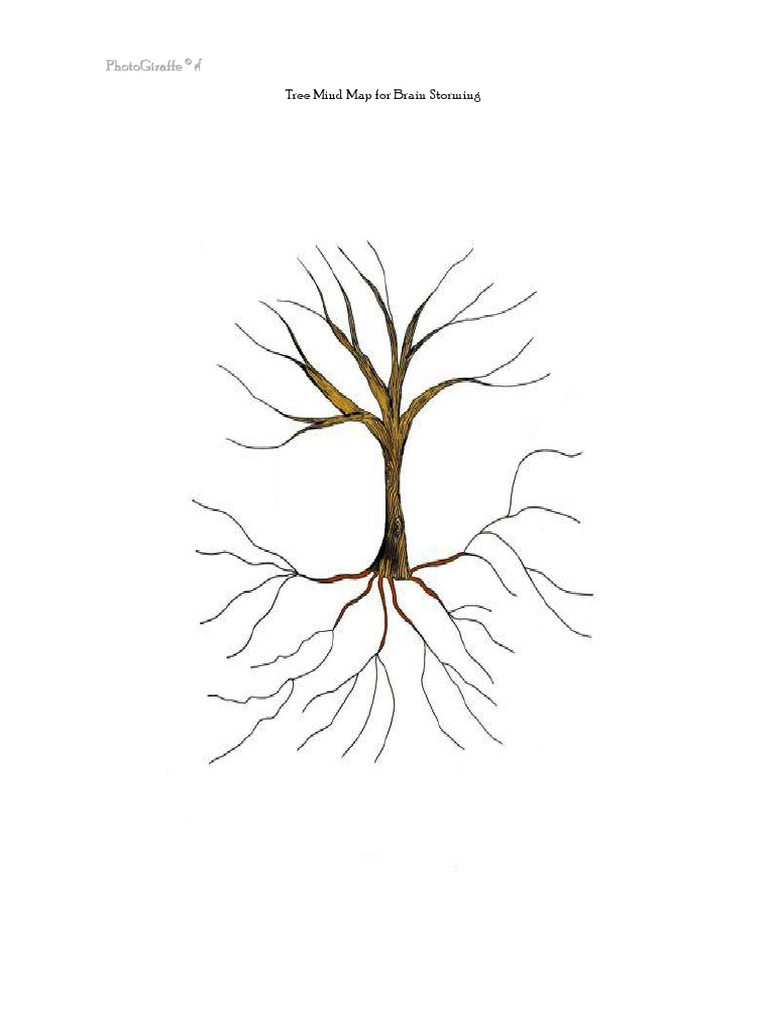 Tree Mind Map For Brain Storming | PDF