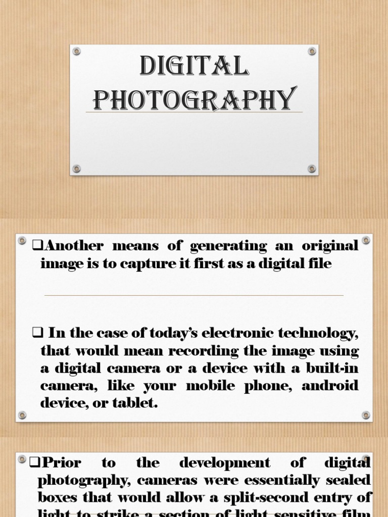 Digital Photography | PDF | Camera | Medical Imaging