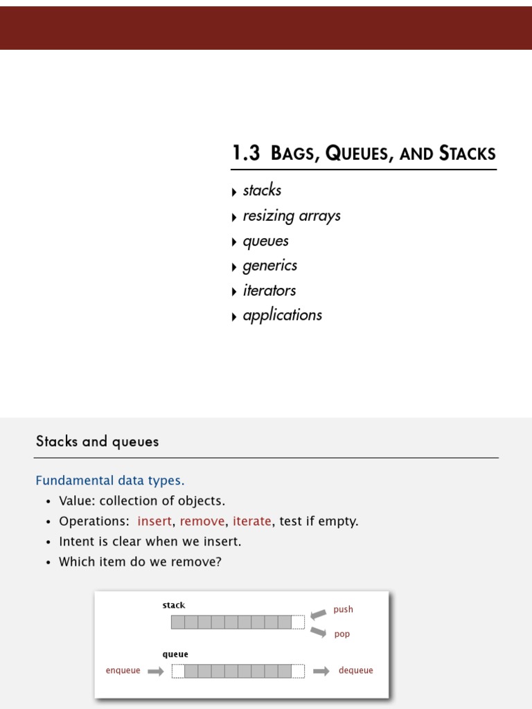 Data Structures Fundamentals: An Introduction to Stacks, Queues, and Their Implementations | PDF ...