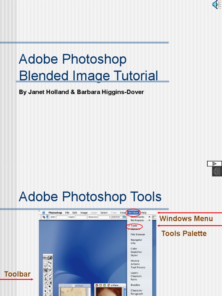 Adobe Photoshop Blended Image Tutorial | PDF