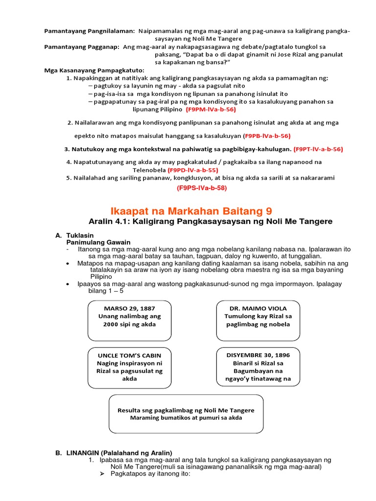 Noli Me Tangere Presentation | PDF