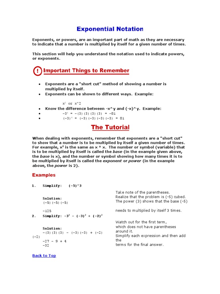 Exponential Forms | PDF | Exponentiation | Mathematical Objects