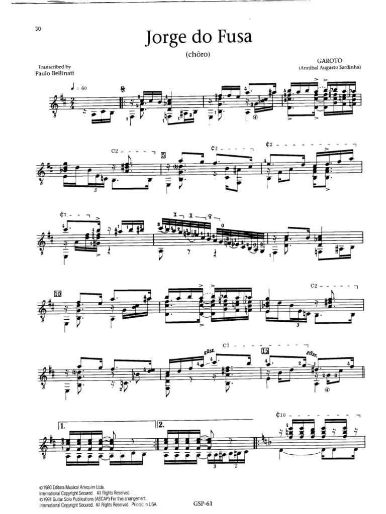 Jorge Do Fusa - Garoto PDF | PDF