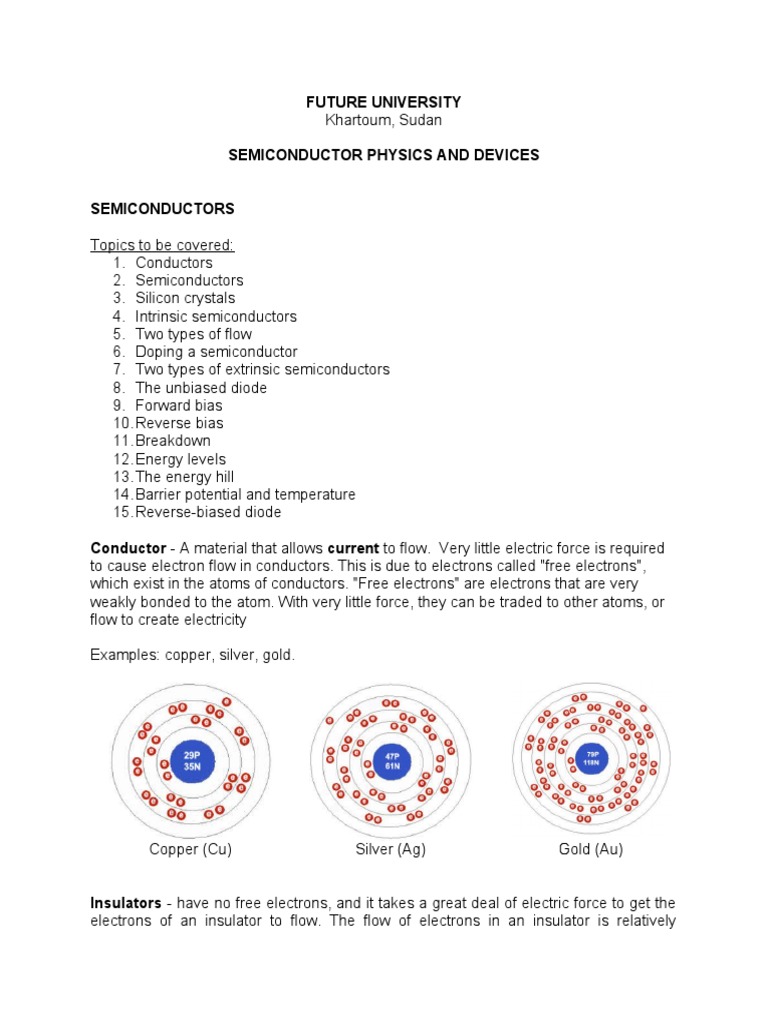 PN Junction Lecture Notes | PDF | P–N Junction | Condensed Matter Physics