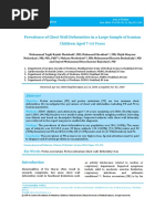 Characteristics of Marfanoid Habitus | PDF | Musculoskeletal System