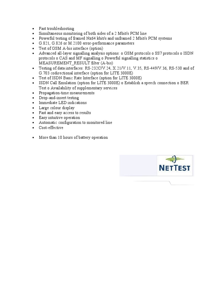 BER Tester Signal Analyzer | Download Free PDF | Computer Data ...