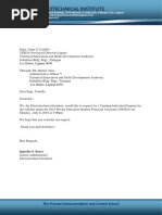 Request Letter For Form 137 | PDF