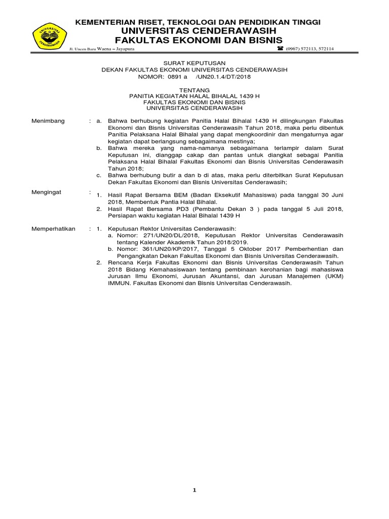 SK Pan Halal Bihallal | PDF