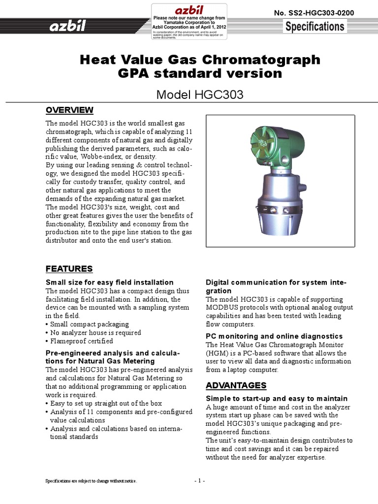 GC Standard Version | PDF | Gas Chromatography | Gases