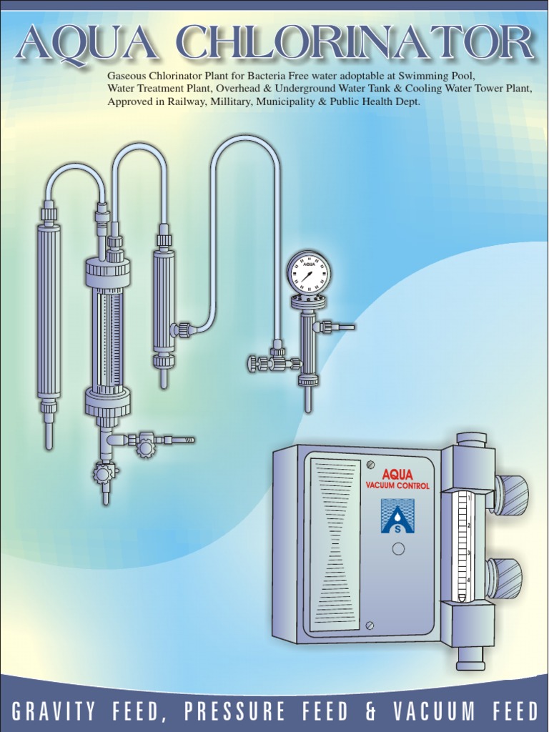 Aqua Chlorinator | PDF | Chlorine | Vacuum
